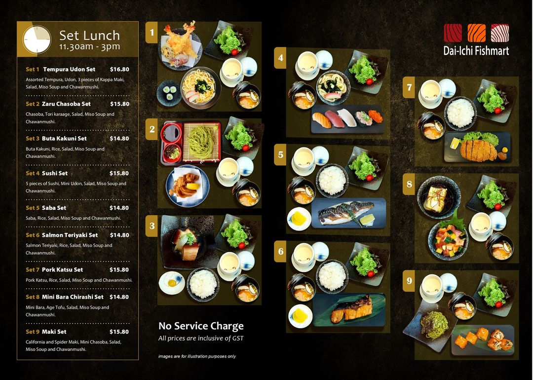 Cheap And Nice Japanese Set Lunch Set Menu Dai Ichi Fishmart